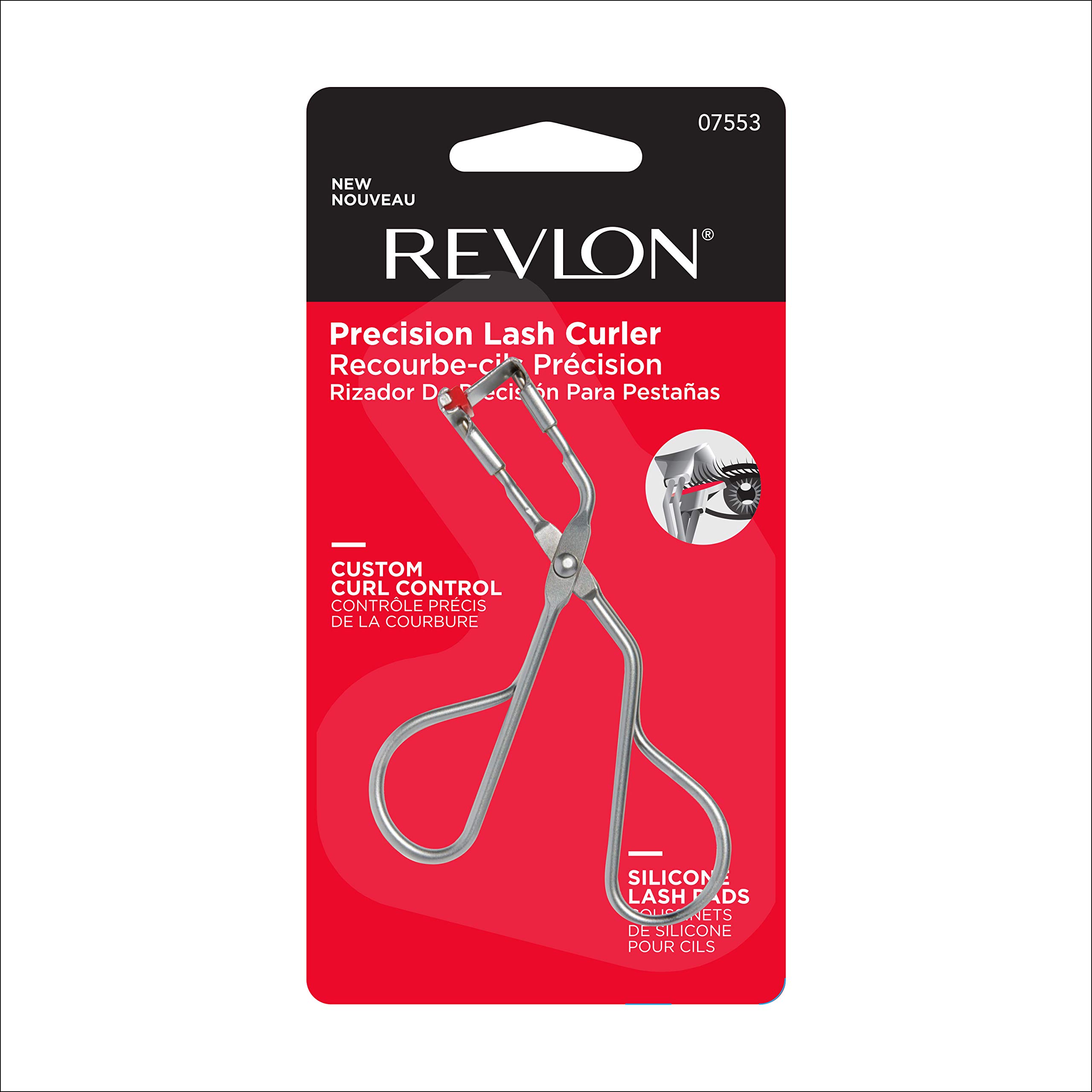 Revlon Eyelash Curler, Precision Curl Control for Short Lashes, Lifts & Defines, Easy to Use (Pack of 1)