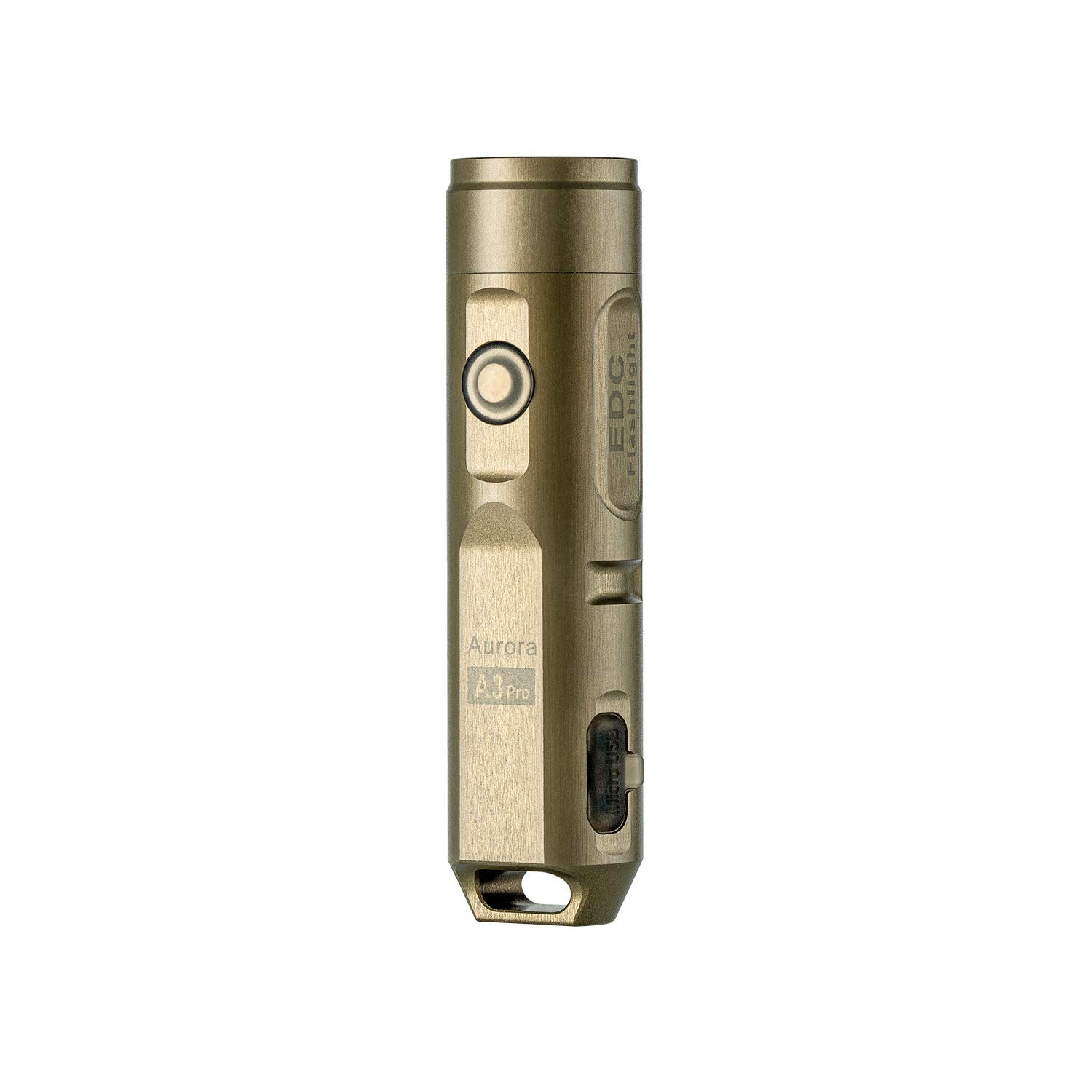 RovyVon Aurora A3 Pro Keychain Flashlight, Super Bright Handheld Flashlight with 5 Mode, Rechargeable EDC Flashlight, Aerospace Aluminum Body, 5000K, IP66 Water Resistant for Camping Hiking