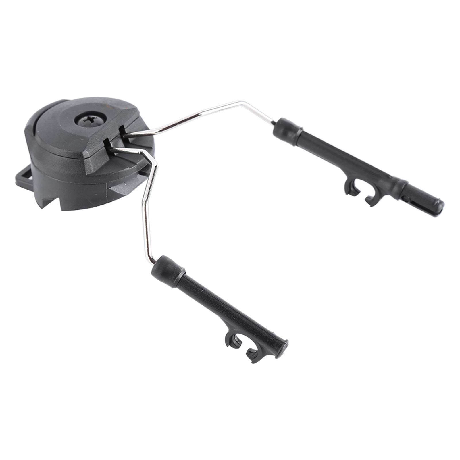 Tactical Helmet ARC Rail Adaptor, Suspension Headphones Bracket Side Rail for II Headset Fast(Black)