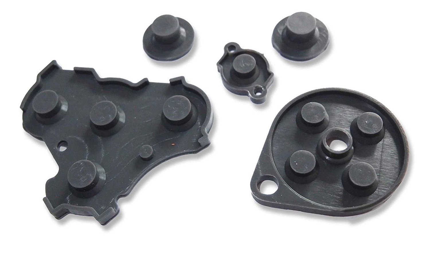 Replacement 3D Analog Thumbstick Joystick Stick Cap Conductive Silicone Button Pad for NGC Gamecube Controller