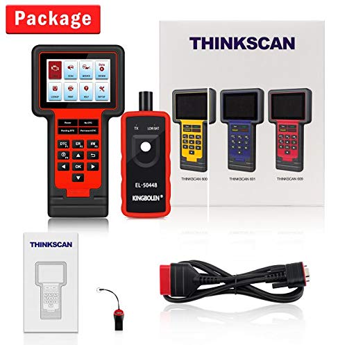 Thinkcar Code Reader TS609 Obd2 Scanner for Engine Transmission ABS SRS Diagnostic Tool with Oil/EPB/SAS/TPMS/Throttle Body Reset/Injector Coding/Reset BMS/Reset DPF -Free Updates