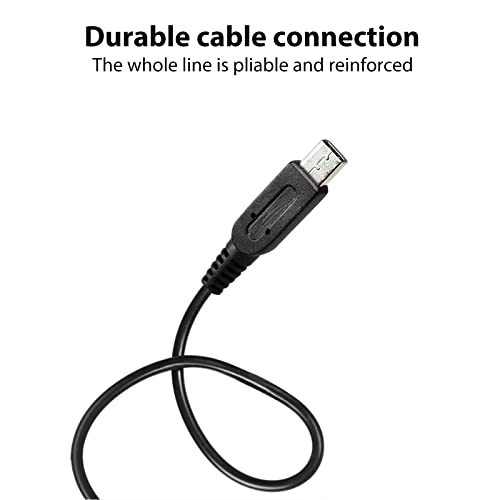 WGL 2-Pack USB Charger Charging Cable Cord Replacement for NES 3DS 2DS DSi 3DSXL 2DSXL DSiXL NDSi