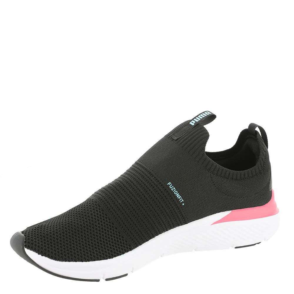 PUMA Softride Pro Echo Slipon Fade Womens Sneaker 9 BM US BlackOrchidAqua