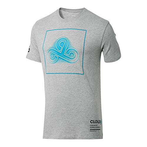 PUMA x CLOUD9 Neon Unisex Tee Esports Puma Black-Hawaiian, XXL