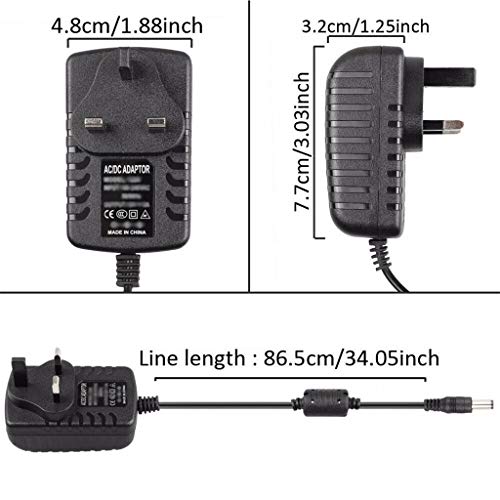 Selomore 12V Battery Charger for Ra.Zor Power C.Ore E90,Epunk, Xlr8R, Electric Scooters