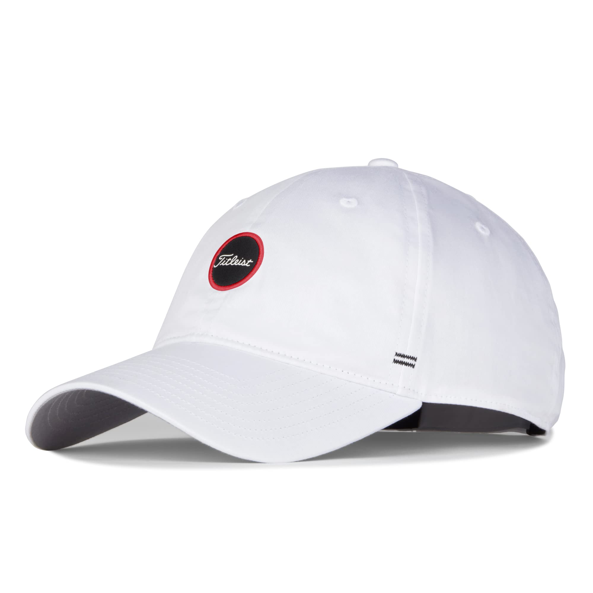 Titleist Men's Standard Montauk Breezer Golf Hat, White/Black/Red, OSF