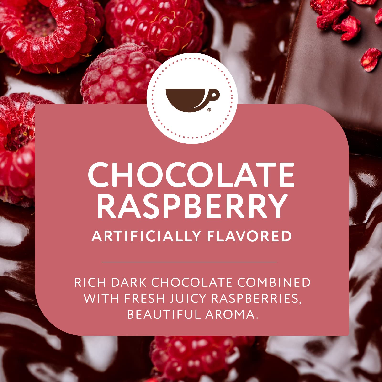 Paramount Roasters Chocolate Raspberry Flavored Coffee β 100% Arabica, Ground Coffee, 12oz Bag, by Paramount Coffee Company