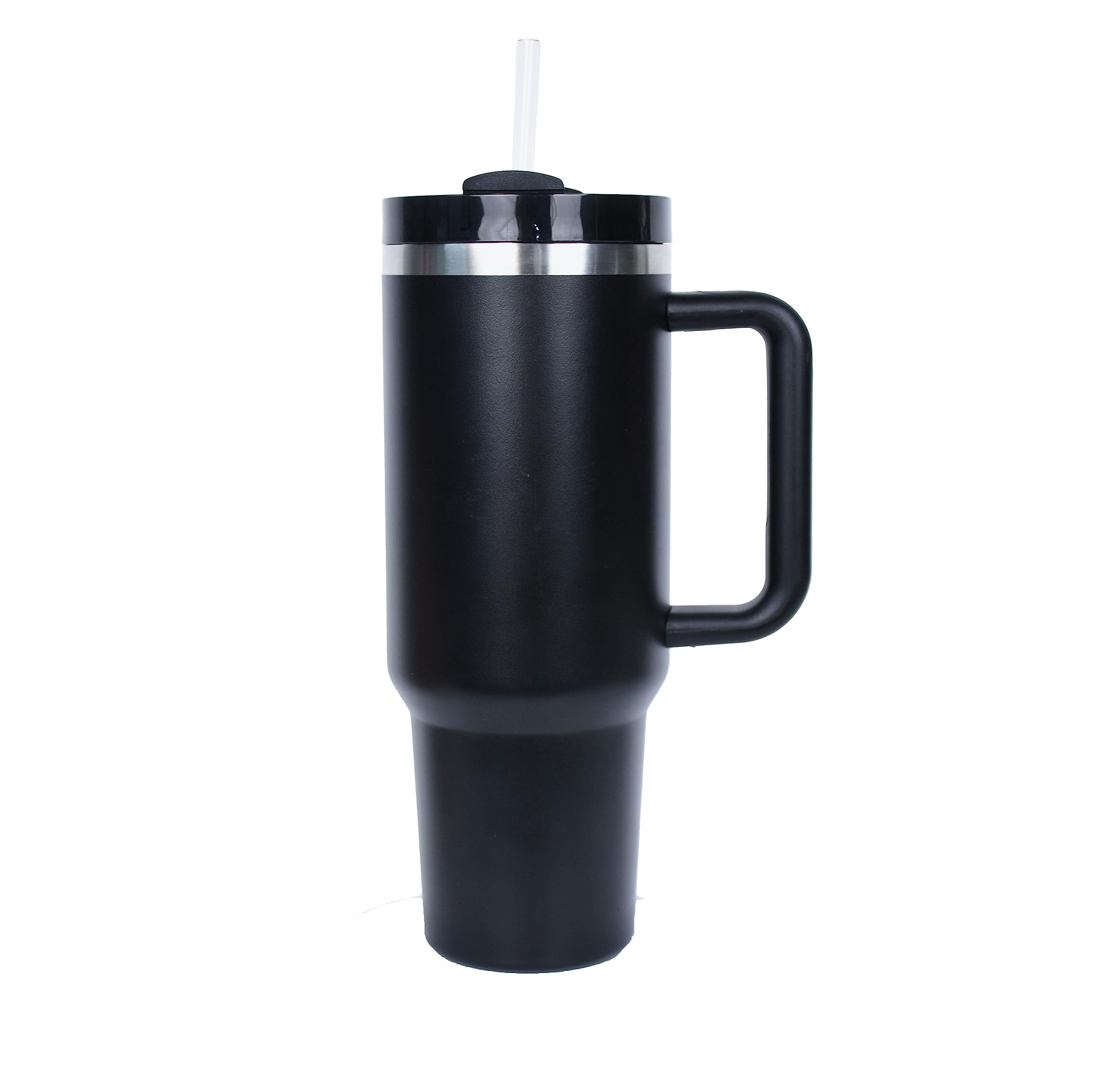 PureElement 40 oz Adventure Quencher Tumbler H2.0 with Handle and Straw | New Easy Grip | Double Wall Stainless Steel Insulated Design | Resistant and Durable | Dupe Mug Cup (Cream)