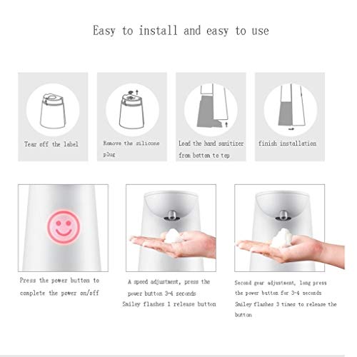 Soap Dispenser Bathroom Soap Dispenser Non-Contact Soap Dispenser Kitchen Bathroom Countertop Foam Soap Dispenser Kitchen Soap Dispenser