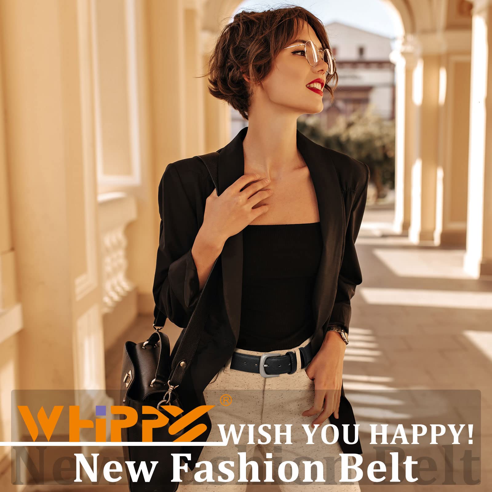 WHIPPY Women Leather Belt