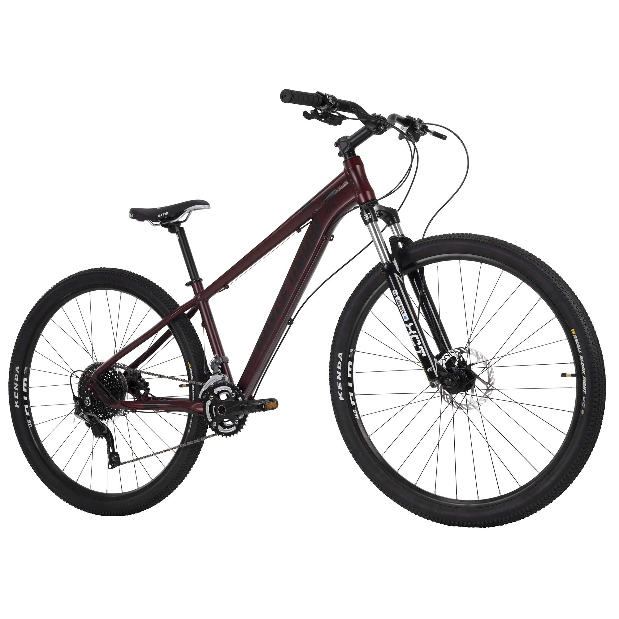 ROYCE UNION RHT Lightweight Aluminum Mountain Bike (Wine), 17.5 Inch Frame, 22 Speed Shimano Drivetrain, 29" Wheels