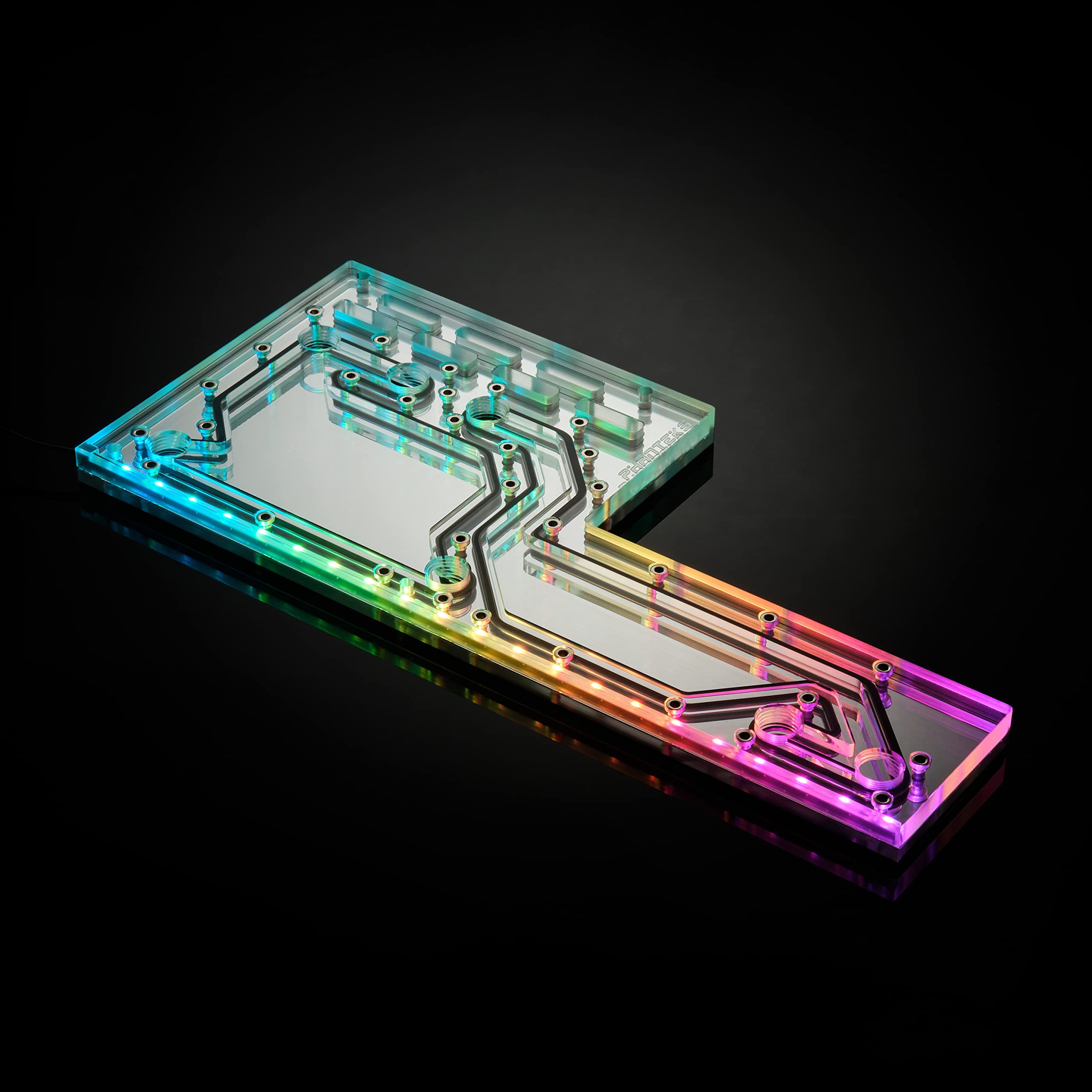 Phanteks D140 Distribution Plate. Mirror Acrylic Backplate, Digital-RGB LED