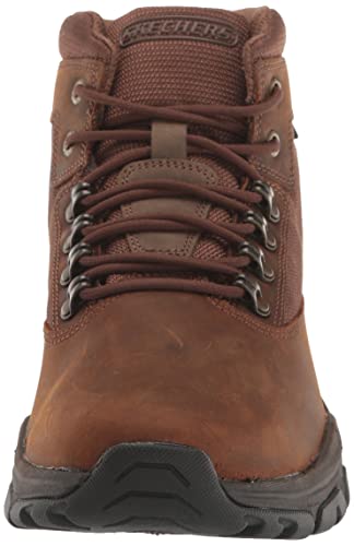 Skechers USA Men's mens Hiking Boot, Brown, 8.5 US