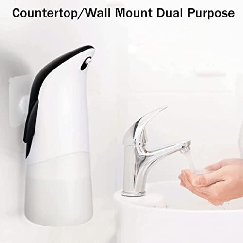 Soap Lotion Dispenser Automatic Soap Dispenser 10.6oz Foam Lotion Dispensers Touchless Soap Pump Dispenser for Bathroom Kitchen Reusable