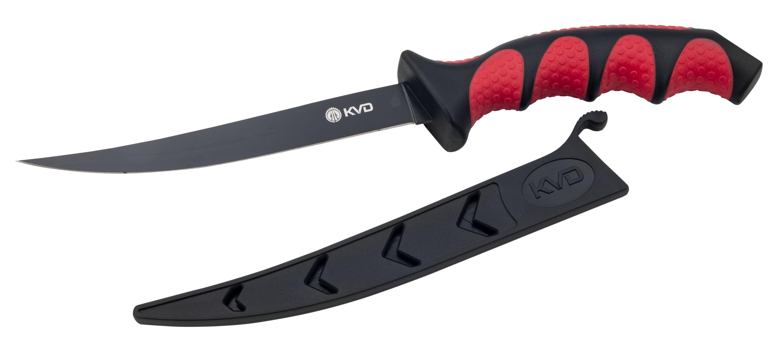 Strike King (FK6KVD) KVD 6 Filet Knife, Red, 4116 Germain Stainless Steel Blade