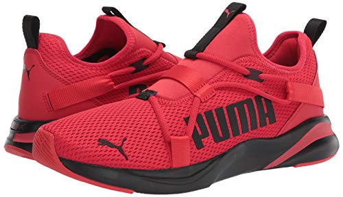 PUMA mens Softride Rift Slip on Running Shoe, High Risk Red/Black, 10.5 US