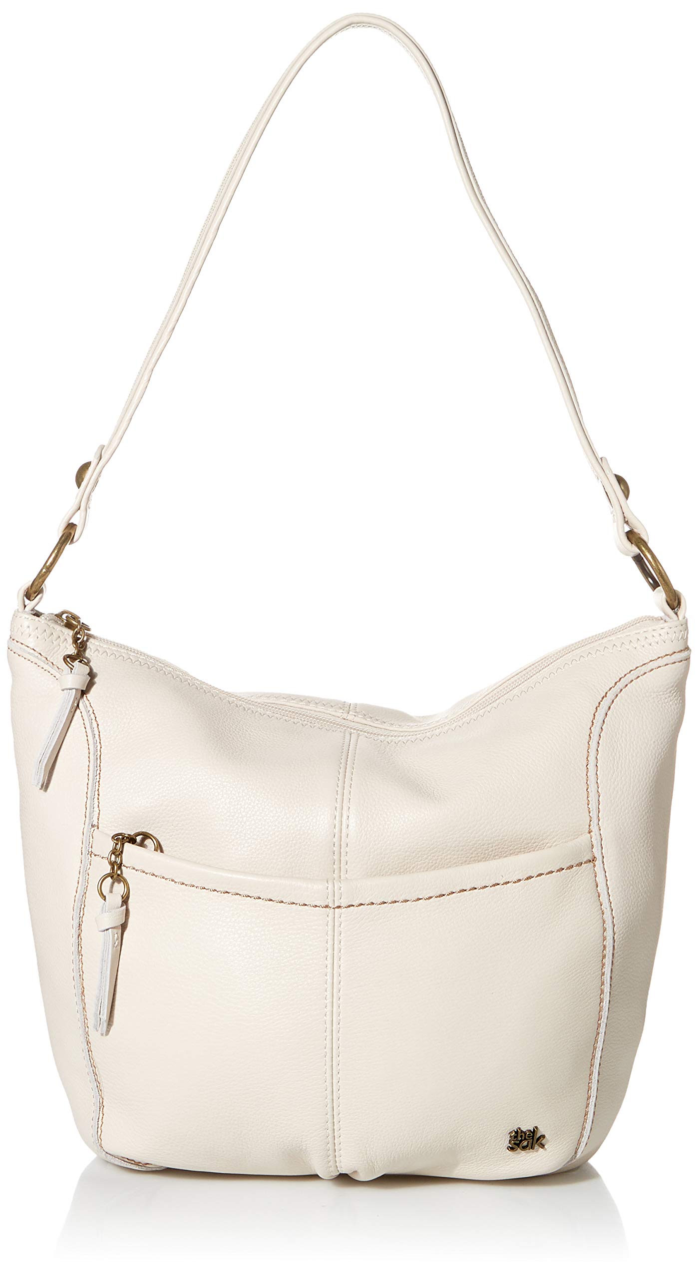 The Sak womens Iris Large Hobo Bag in Leather, Sone Floral Embossed, One Size US