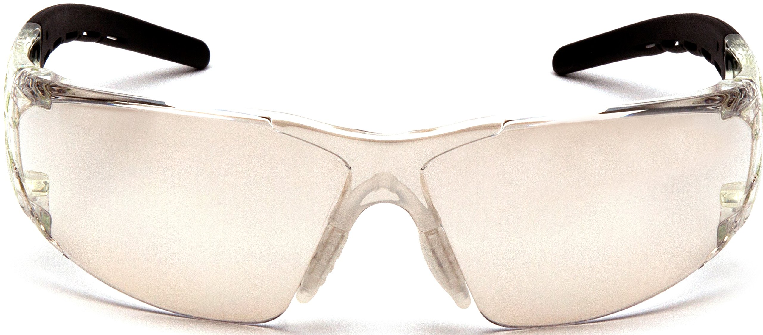 Pyramex Fyxate Safety Glasses, Indoor/Outdoor Mirror Lens