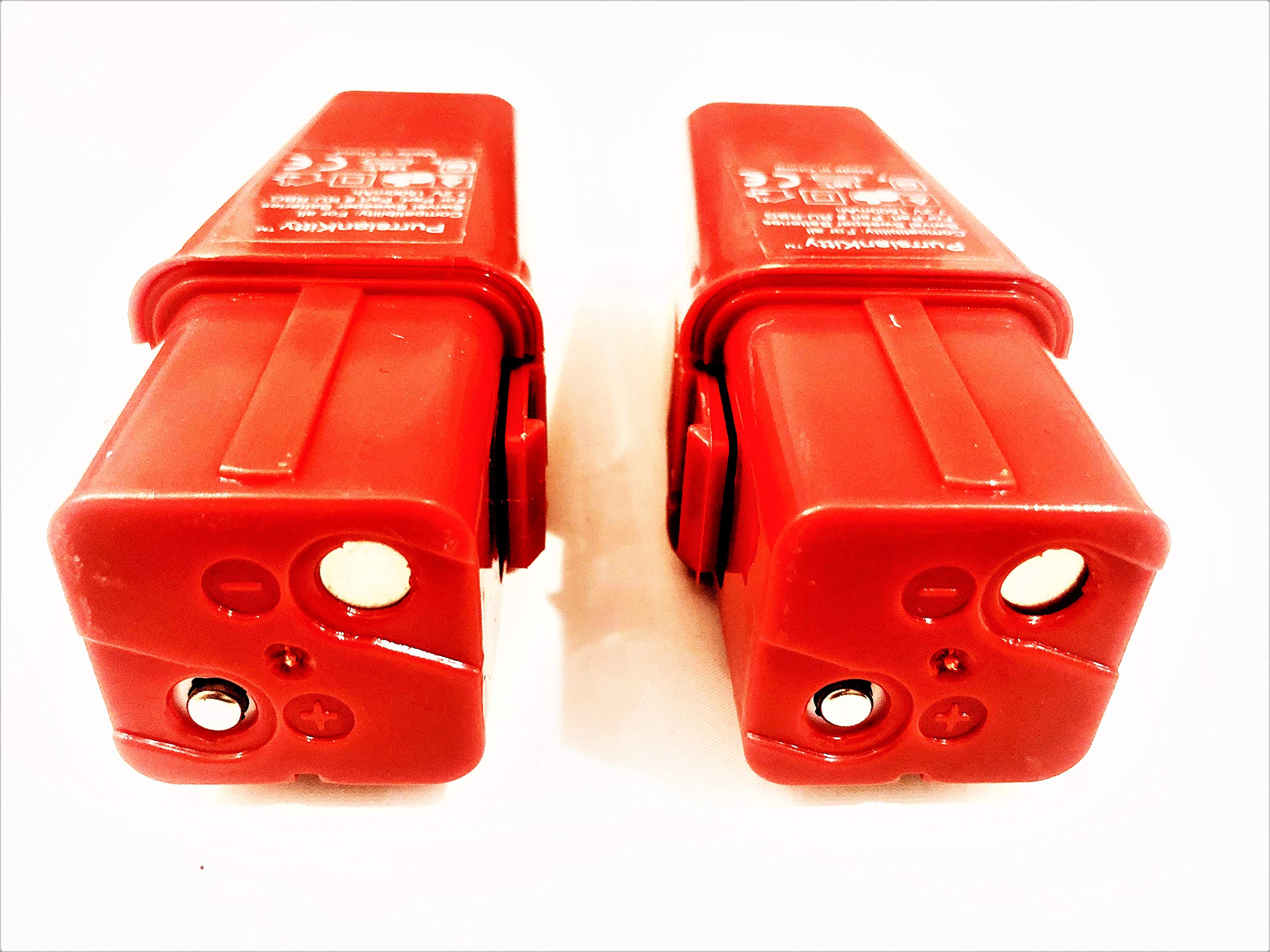 PurrsianKitty 2-Pack Battery Compatible with Swivel Sweeper G1 G2 G3 G6 G8 Max - Compatible with Part # RU-RBG - 7.2V 1500mAh Ni-MH Red
