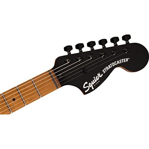 Squier Contemporary Special Stratocaster Electric Guitar, Black, Roasted Maple Fingerboard
