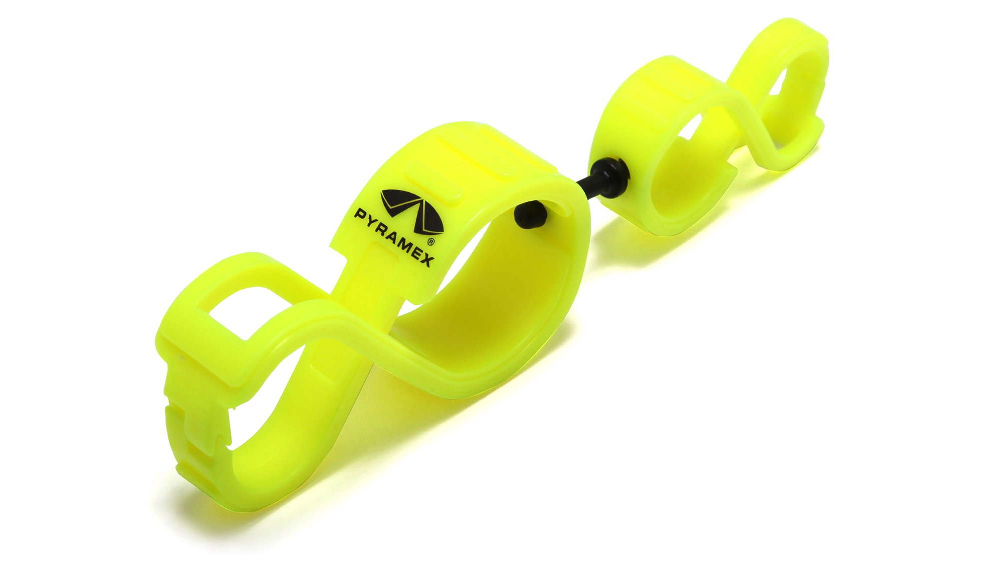 Pyramex GLC120 Glove Clip with Pyramex Logo Yellow