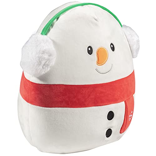 Squishmallow 12" Manny The Snowman - Official Kellytoy Plush - Soft and Squishy Stuffed Animal Toy - Great Gift for Kids - Ages 2+