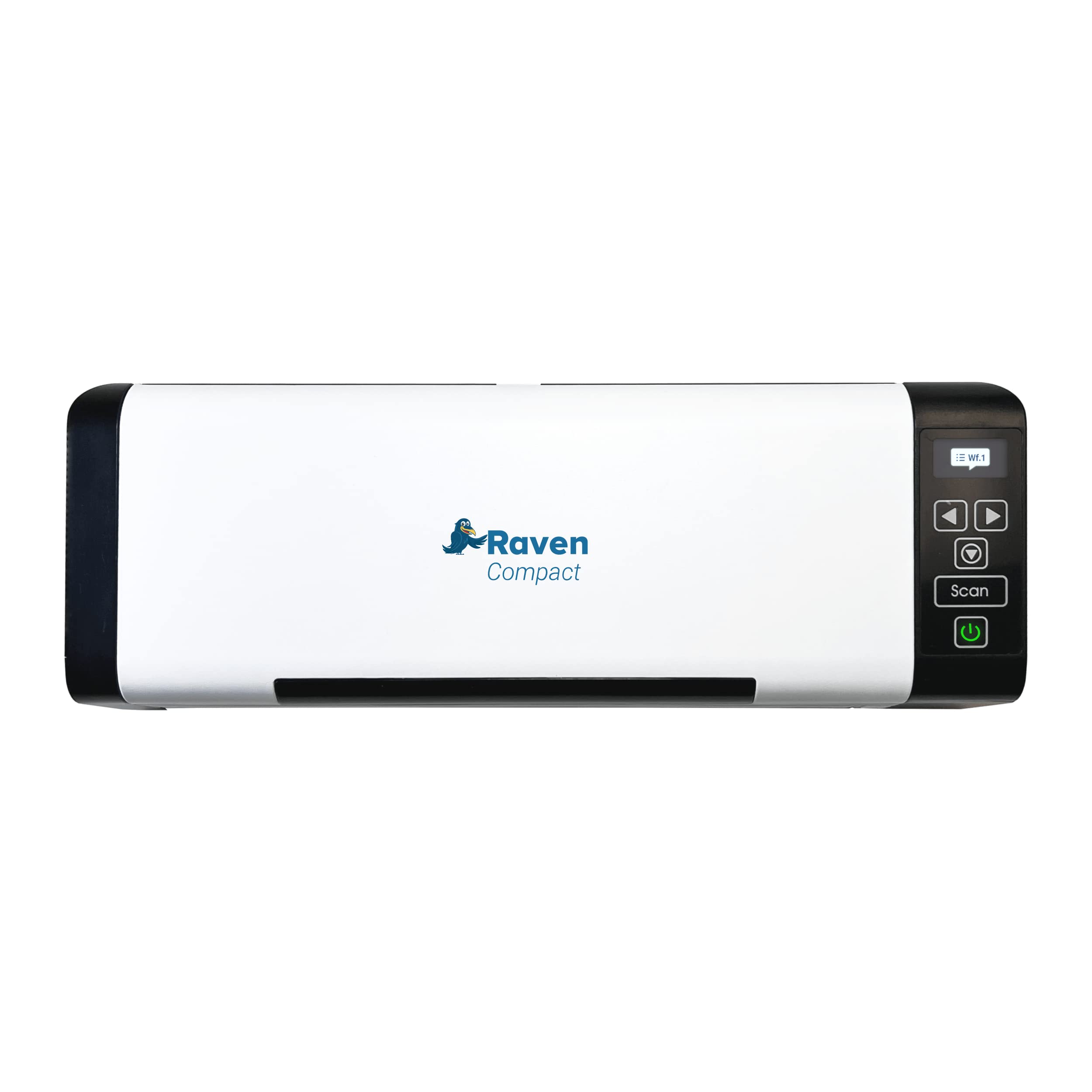 Raven Compact Document Scanner - Fast Duplex Scanning, Ideal for Home or Office, Scan to Mac or Windows PC by USB, Includes Raven Desktop Software