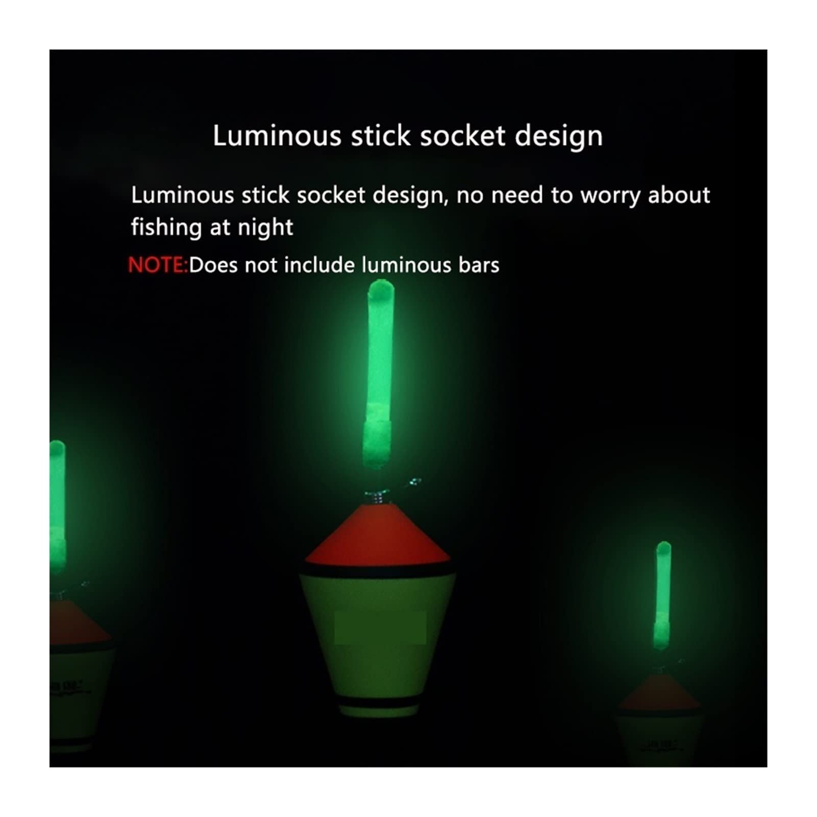 wangsiwei Fishing Float Luminous Stick Fast Fishing Artifact Float Device Tools Automatic Fishing Float Accessories (Color : A)