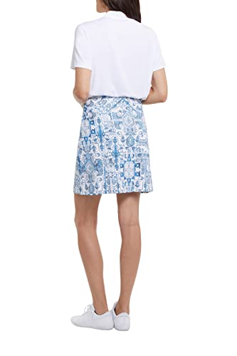Tribal Women's Pull ON Skort W/Pockets, Riviera, Large