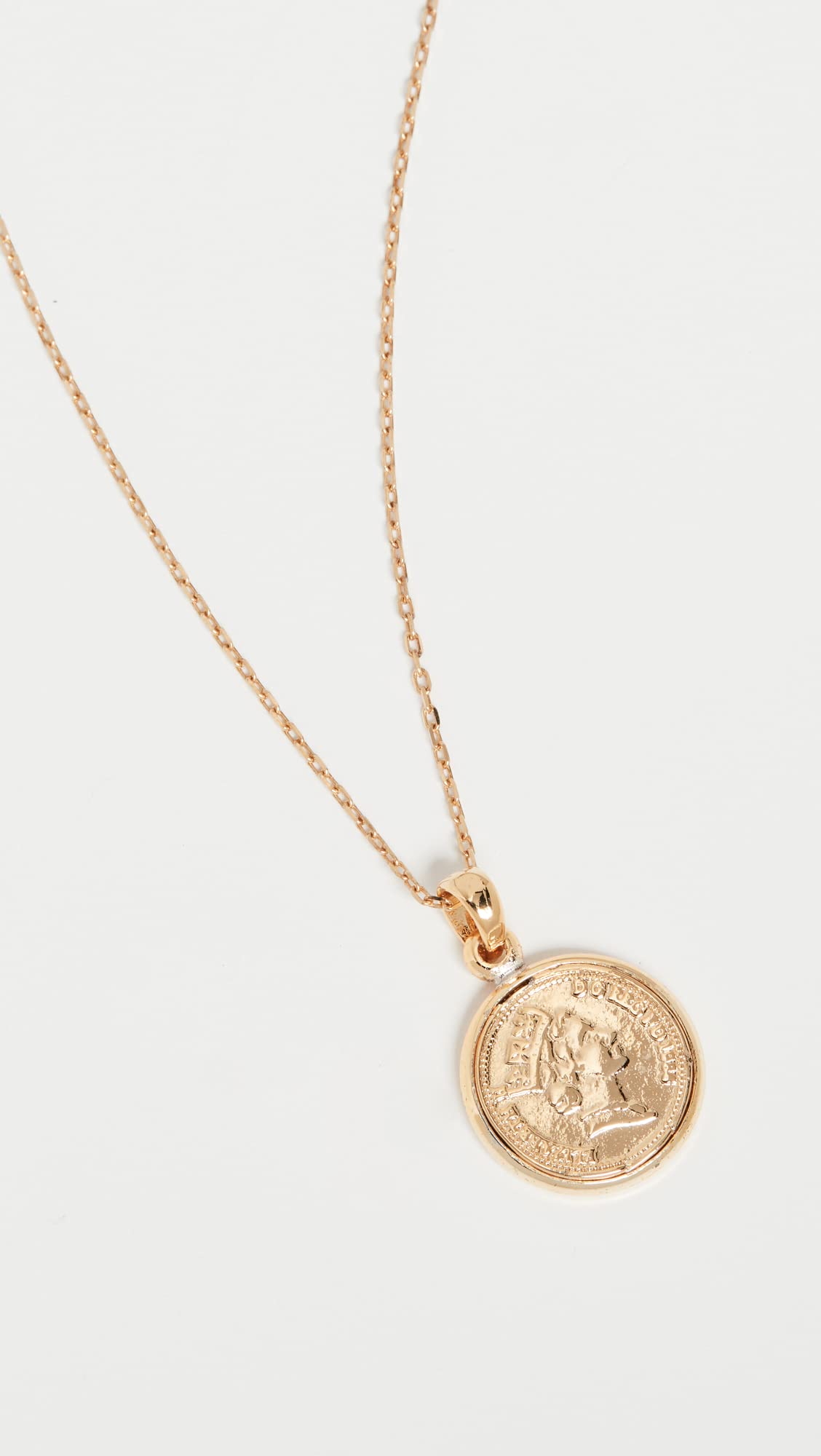 SHASHI Women's Baby Warrior Necklace, Yellow Gold, One Size