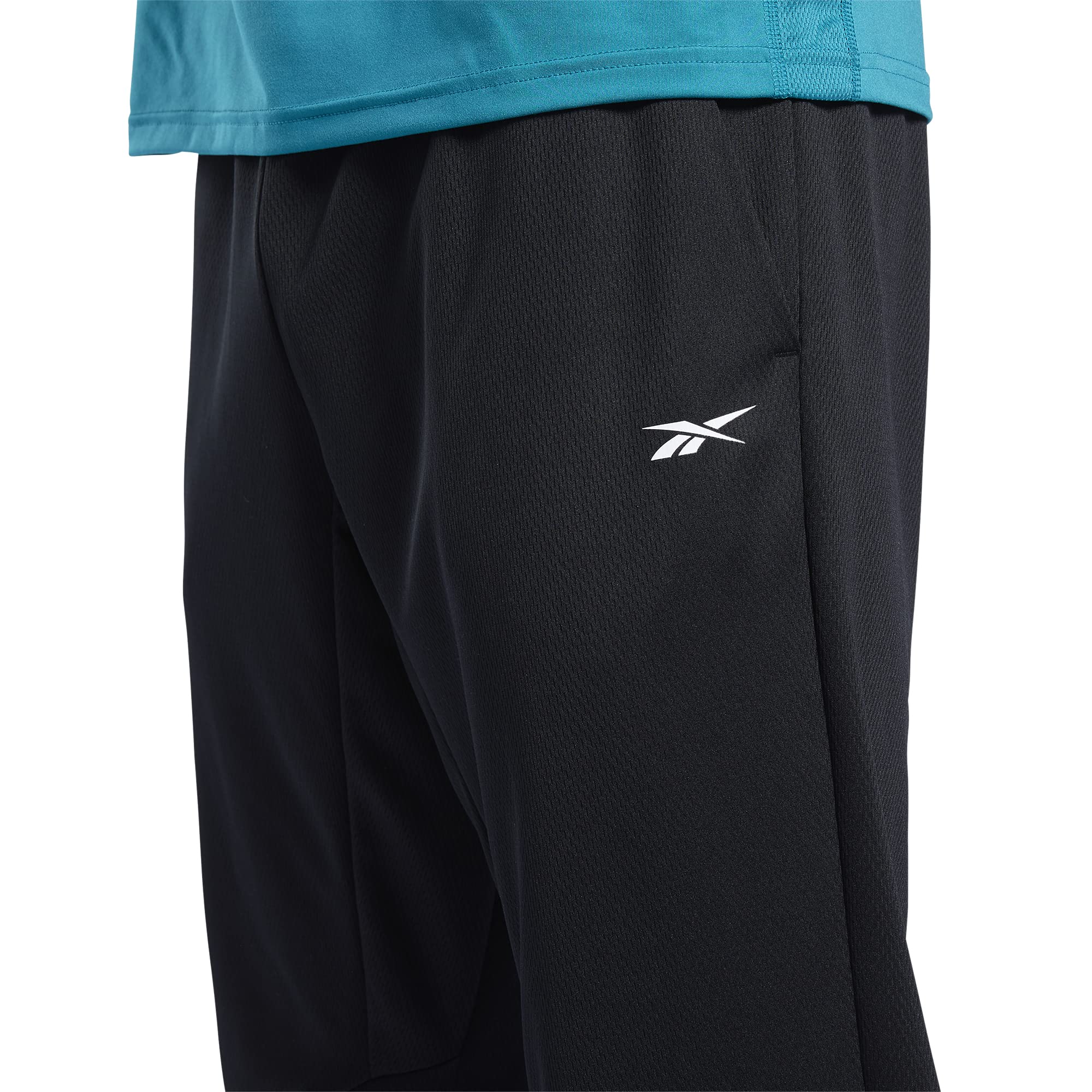 Reebok Workout Ready Knit Pant, Black, Large