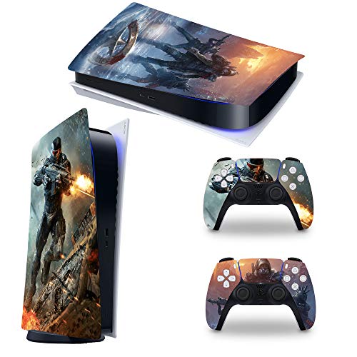 Playstation 5 Digital Edition Skin Set – Build Game - HD Printing Vinyl Skin Cover Protective for PS5 Digital Edition Console and 2 PS5 Digital Edition Controller