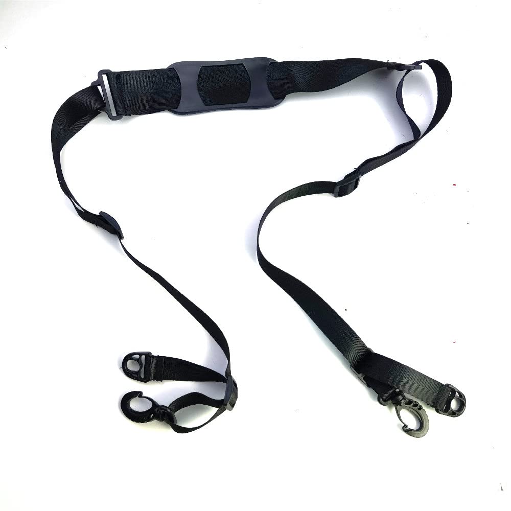 Yeesabella 2 Packs Carry Strap Beach Chair Adjustable Carry Strap for Beach Chair, Folding Chair Carry Strap with Non Slip Shoulder for Scooter, Foldable Bikes, Yoga Mat and Beach Chair