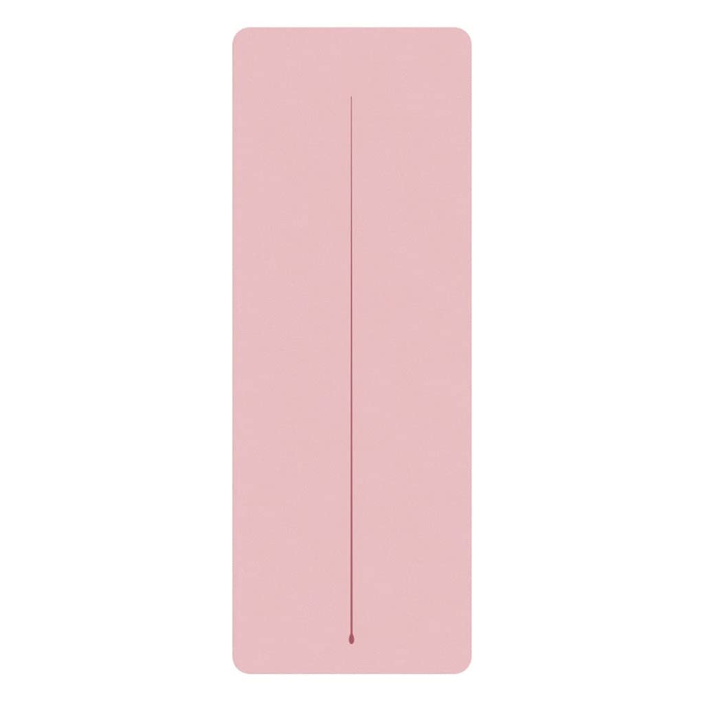 TOTOU Upgraded High-solid Matte PU Rubber Yoga Mat Sports Wear-resistant Customization Gym (Color : A, Size : As the picture shows)