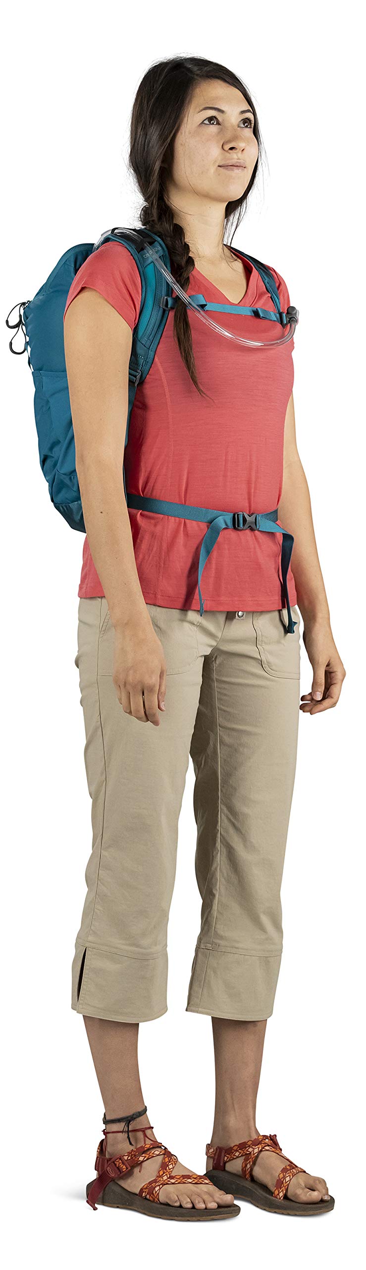 Osprey Skimmer 16L Women's Hiking Backpack with Hydraulics Reservoir, Sapphire Blue