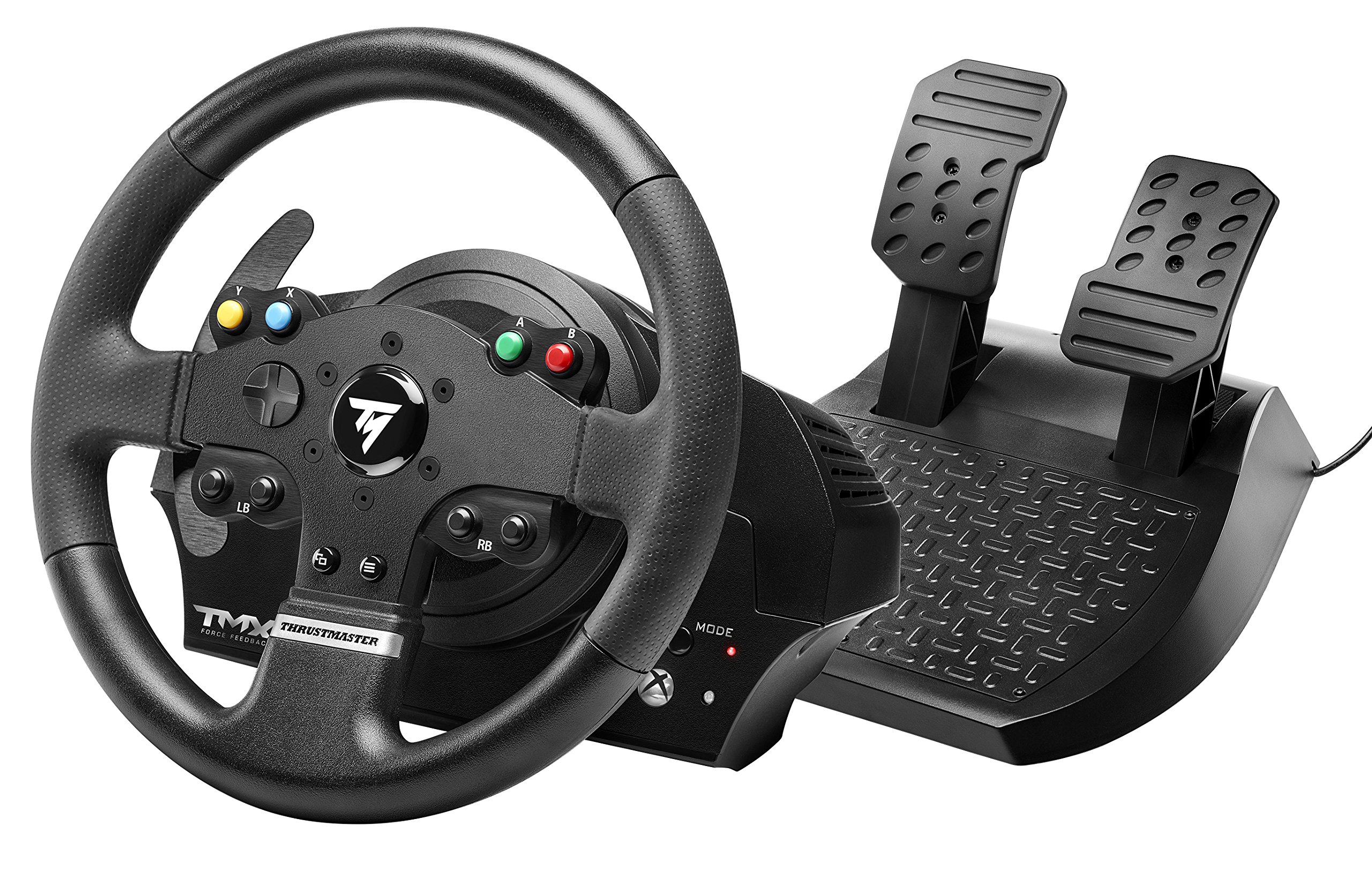 Thrustmaster TMX Force Feedback Racing Wheel (Xbox Series X/S,One,PC) & Thrustmaster TH8A Shifter (PS5, PS4, XBOX Series X/S, One, PC)