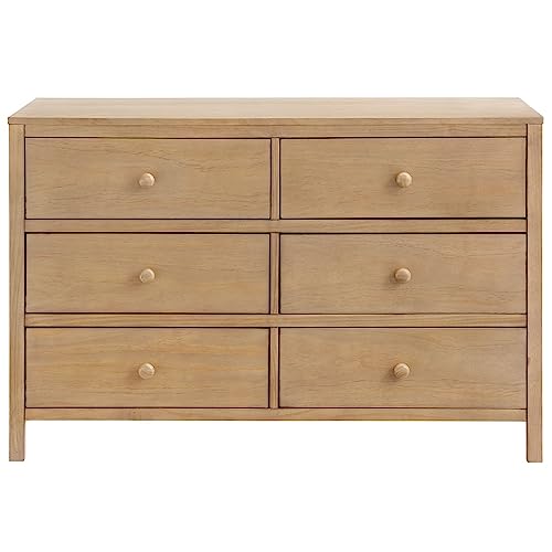 Soho Baby Everlee 6 Drawer Dresser Honey Wood