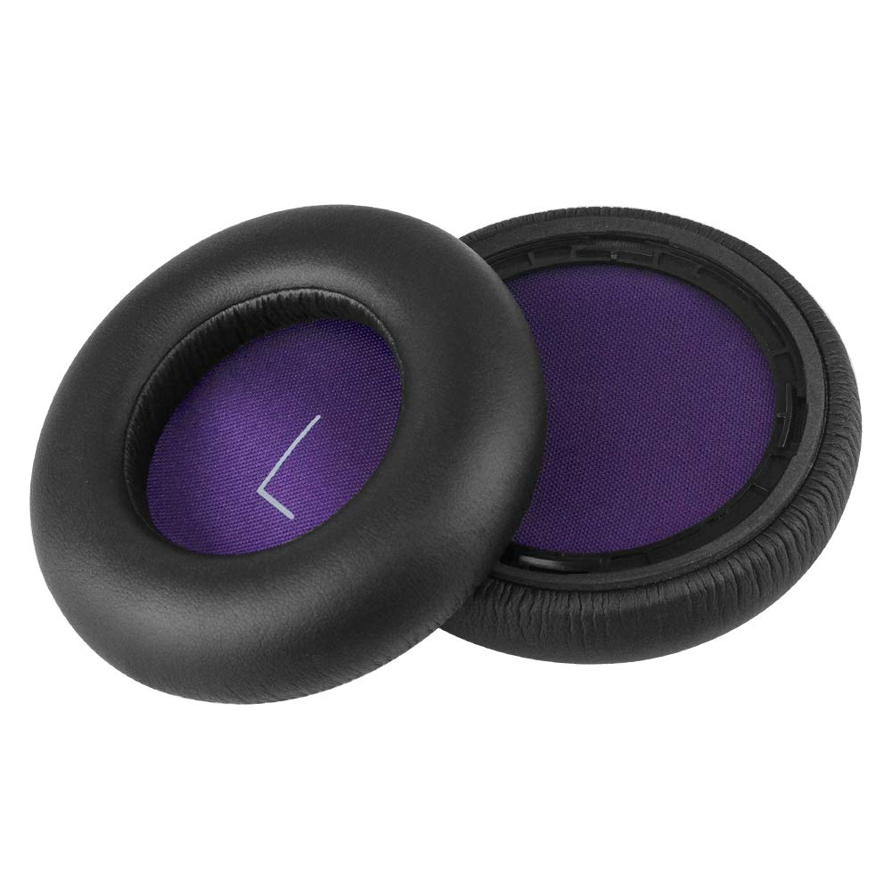 QKIIP BackBeat PRO Replacement Ear Pads Compatible with Plantronics BackBeat PRO Wireless Noise Canceling Headphones(Black+Purple)