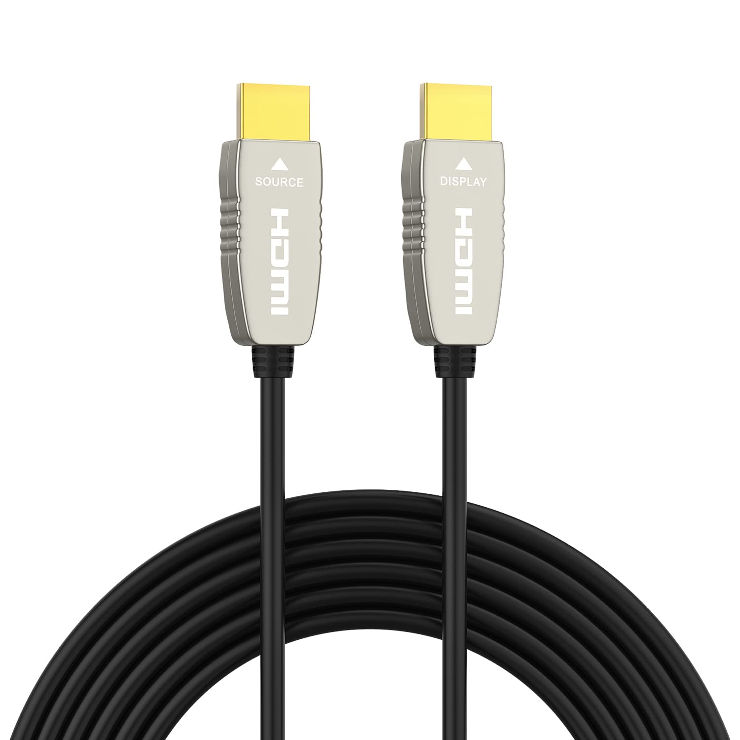 RUIPRO 4K Micro HDMI Fiber Optic Cable 33 Feet 18Gbps 4K@60Hz ARC HDR10 Ultra Slim Flexible HDMI 2.0b Cable
