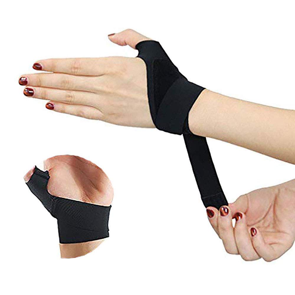 Thumb stabilizer, Joint Thumb Protector for Arthritis or Soft Tissue Injury, Light and Breathable, Stable and unrestricted, Carpal Tunnel, Arthritis, Reversible stabilized Thumb Support (Black,M)