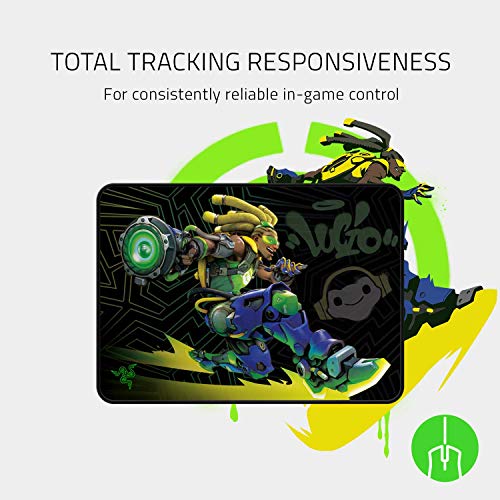 Razer Goliathus Speed (Medium) Gaming Mousepad - Overwatch Lucio Edition: Smooth Gaming Mat - Anti-Slip Rubber Base - Portable Cloth Design - Anti-Fraying Stitched Frame - Overwatch Lucio Edition