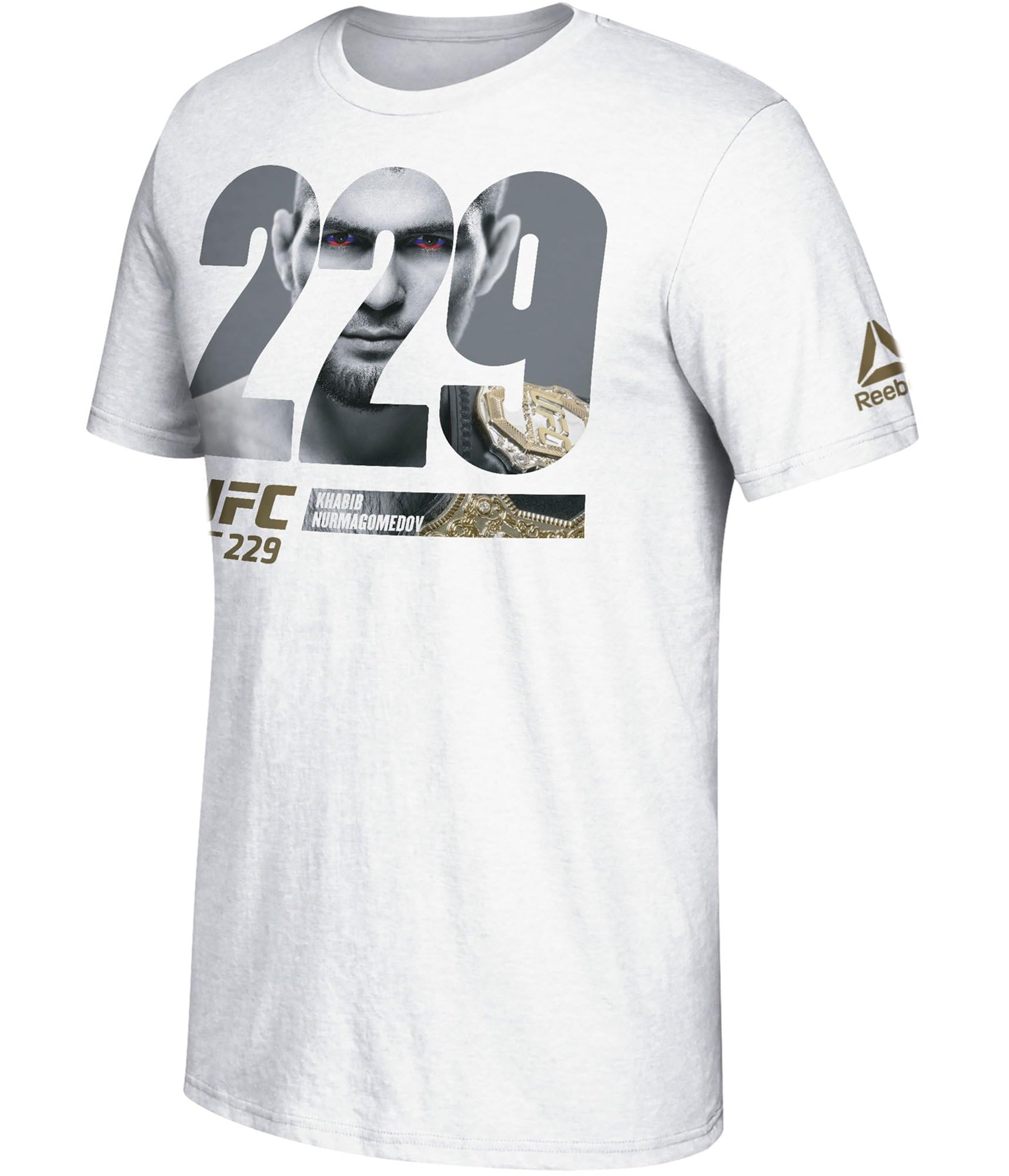 Reebok Mens 229 Graphic T-Shirt, White, XX-Large
