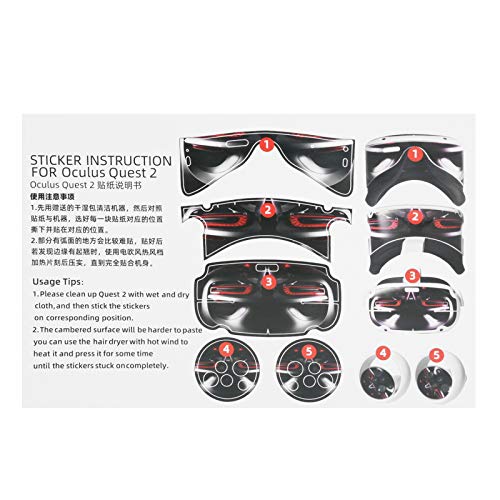 VR Headset Stickers, Sturdy Durable Wear-Resistant VR Controller Stickers Ultra‑Thin for Scratches for Dust for Abrasions for Abrasion(Desert Camouflage)