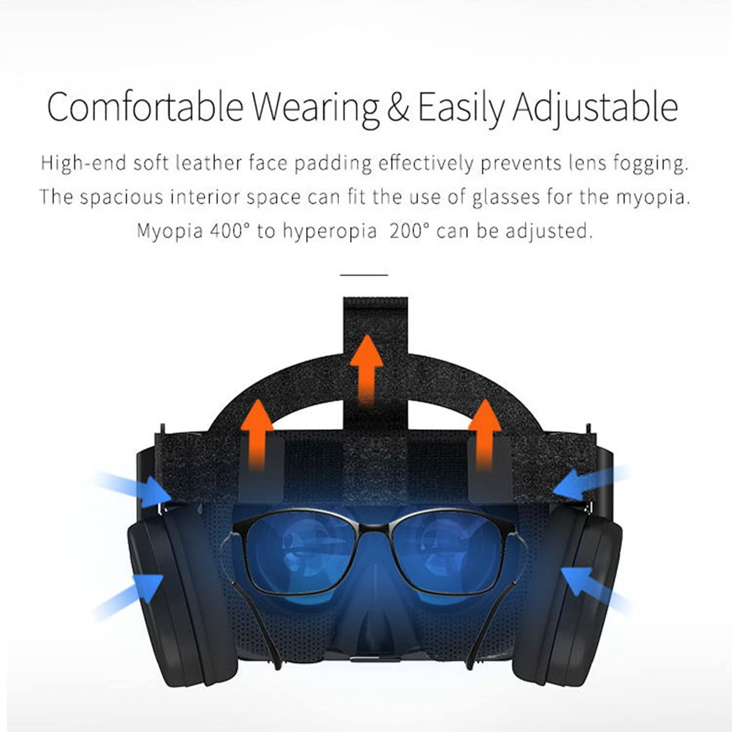 VR Headset Virtual Reality Goggle with Wireless Remote Controller, 3D VR Glasses for 3D Movies Video Play Games, VR Set for IOS Android Phone for iPhone 13 12 11 Pro Mini X R S Max Samsung Galaxy