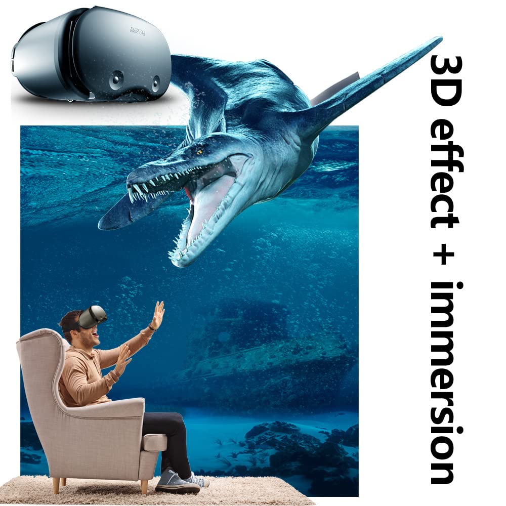 VR Headset, 3D Virtual Reality Headset VR Accessories for Movies and Games VR Glasses for iPhone & Android Phone,Best Virtual Reality Goggles