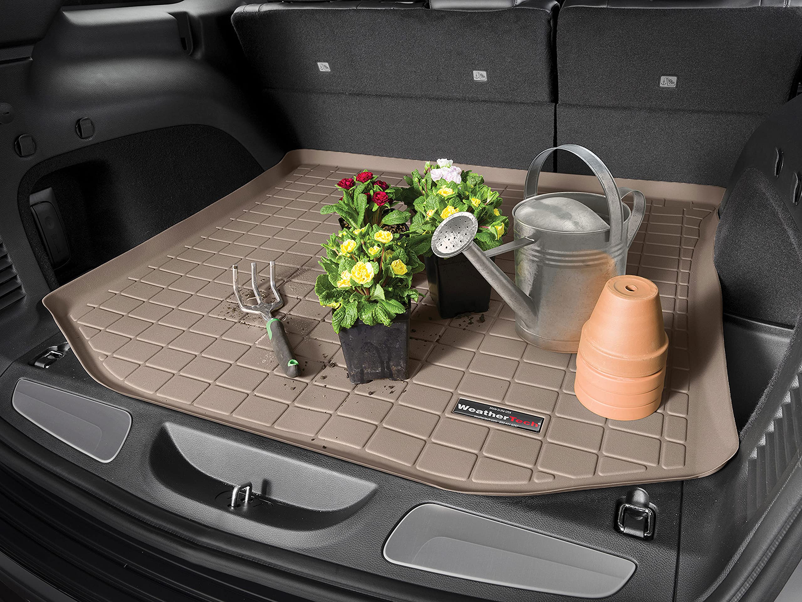 WeatherTech Cargo Trunk Liner for Nissan Rogue - Behind 2nd Row SeatBack (401405) Black