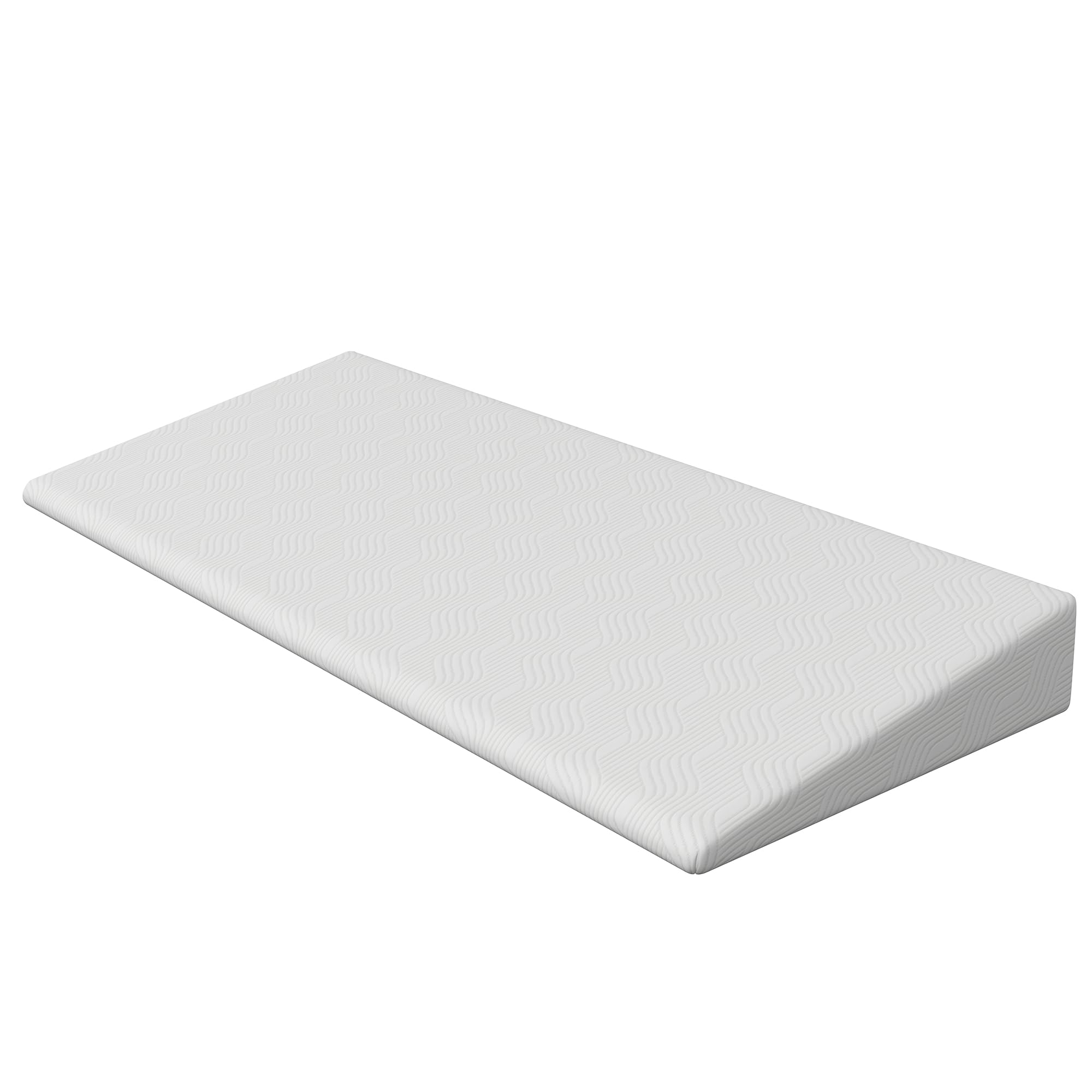TOLEAD Bed Inclined Wedge Pillow, 7.5 Inch Bed Incline Mattress Topper, Wedge Mattress Elevator for Acid Reflux, Post Surgery, Anti-snoring, Queen, White