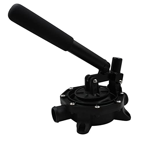 XuuSHA Hand Bilge Pump 720GPH Aluminum Handle Water Pump Plastic Marine Boat Manual Bilge Diaphragm Water Pump Bilge Pump Automatic