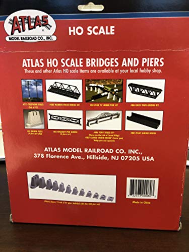 Pier Set (47Pc Set) HO Scale Atlas Trains