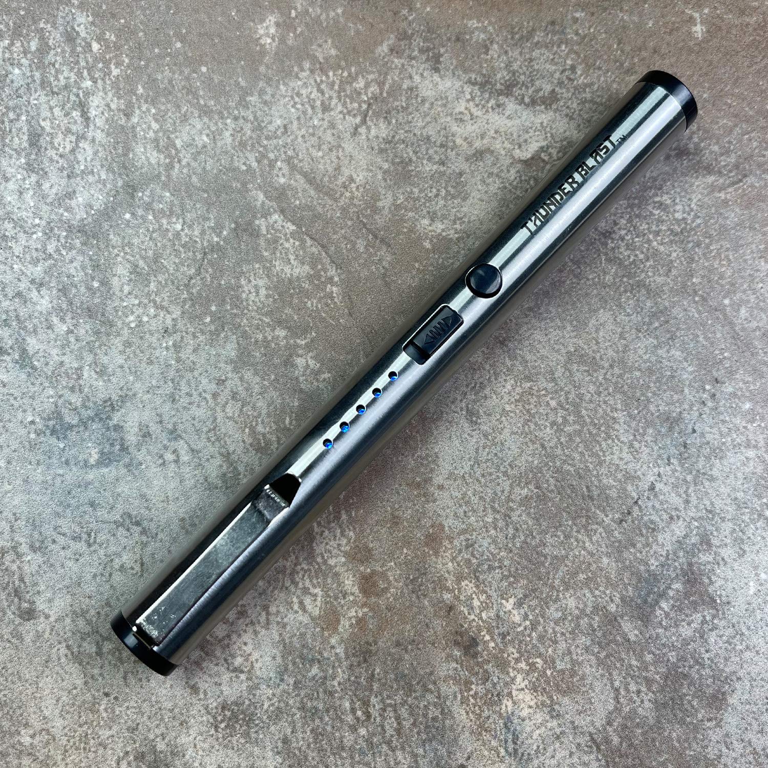 Thunder Blast OTH220 6.25inch Tactical Pen HIGH Power STUN Gun TAZOR WMicro USB Charger for SELF Defense USE ONLY. , Silver
